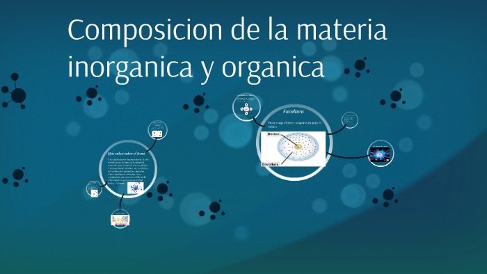 Composicion de la materia inorganica y organica by Christopher ...