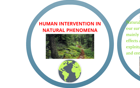 HUMAN INTERVENTION IN NATURAL PHENOMENA by aparna kannan on Prezi
