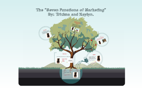 The "Seven Functions of Marketing" by Kaylyn Johnson on Prezi