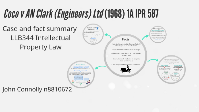 Coco V An Clark Engineers Ltd 1968 1a Ipr 587 By John Connolly On Prezi