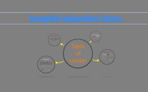 Incomplete independent clauses. by Miguel Jimenez on Prezi