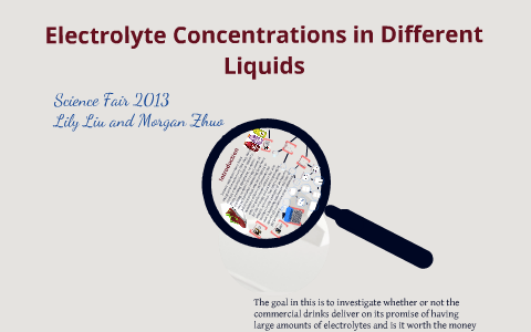 Science Fair Electrolytes by Lily Liu on Prezi