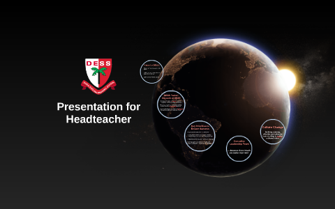 Presentation for Headteacher by B Higgins on Prezi