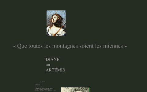 richard tetu Diane Artémis by richard tetu on Prezi