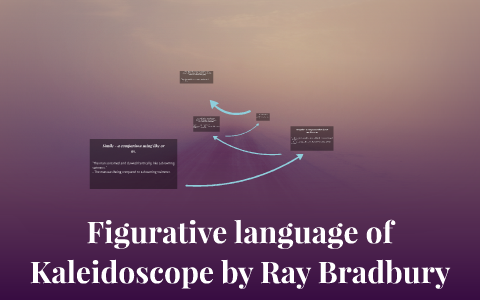 Figurative language of Kaleidoscope by Ray Bradbury by Ashley Parsons ...