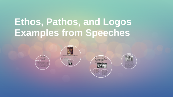 Ethos, Pathos, and Logos examples from Speeches by Amanda Scism on Prezi