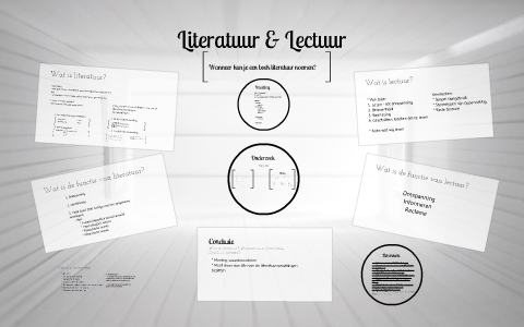 Literatuur vs lectuur by Charlotte - on Prezi