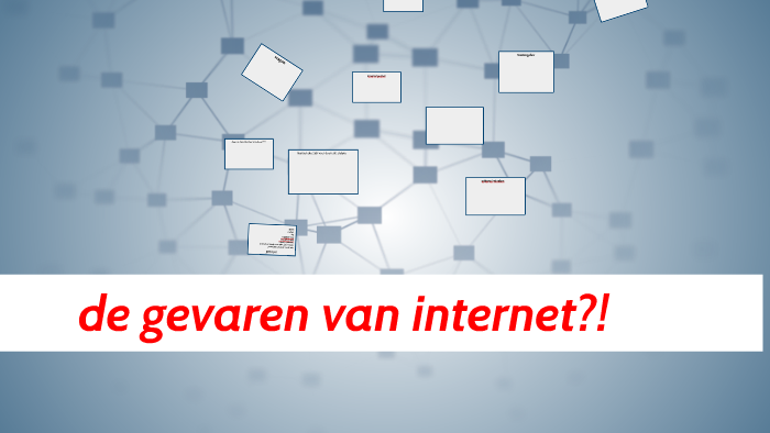 Het gevaar van internet by diona Faber on Prezi