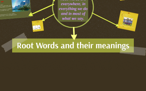 Root Words and their meanings by Remon Brown on Prezi