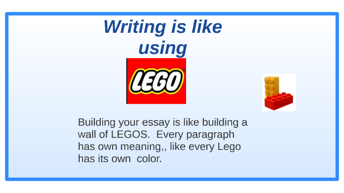 Write in Blocks like LEGOS by on Prezi