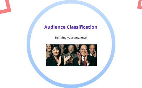 Audience Classification by Catherine Wilson on Prezi