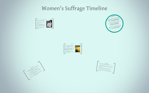 Women's Suffrage Timeline by Lauren Sardo on Prezi