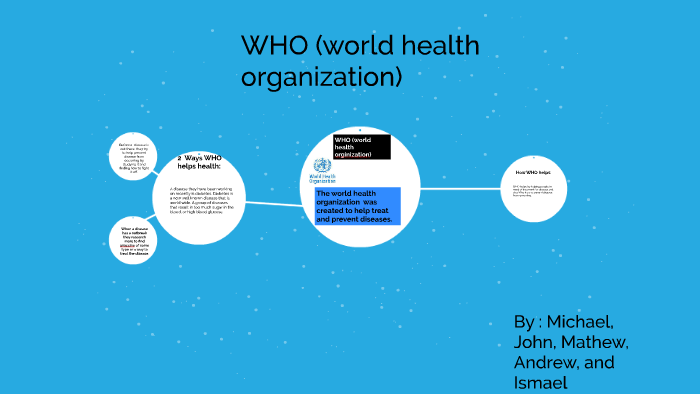 WHO (world health orginization) by Michael Fletcher