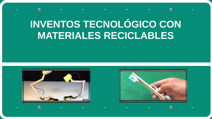 INVENTOS TECNOLOGICO CON MATERIALES RECICLABLES by jonathan david ...