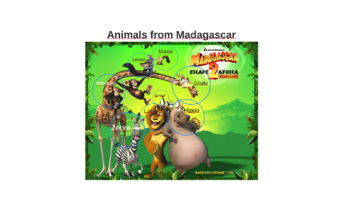 Characters from Madagascar by Justin Tossas on Prezi