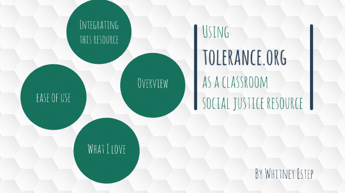 Using Teaching Tolerance As A Social Justice Resource in the ECE ...