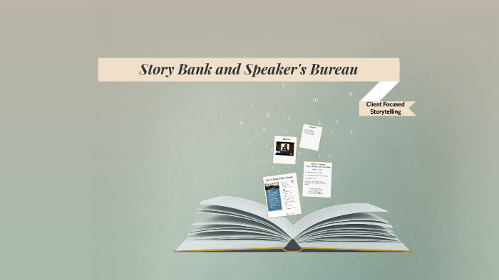 Story Bank and Speaker's Bureau by Megan Satterfield