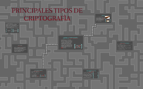 PRINCIPALES TIPOS DE CRIPTOGRAFIA by ميغيل بايزا
