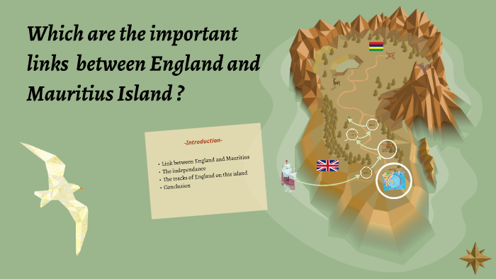 Which are the links mattering between England and Mauritius by laurie ...