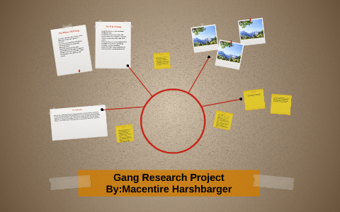 Gang Research Project by R Harshbarger
