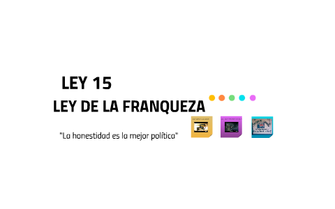 LEY 15 by on Prezi