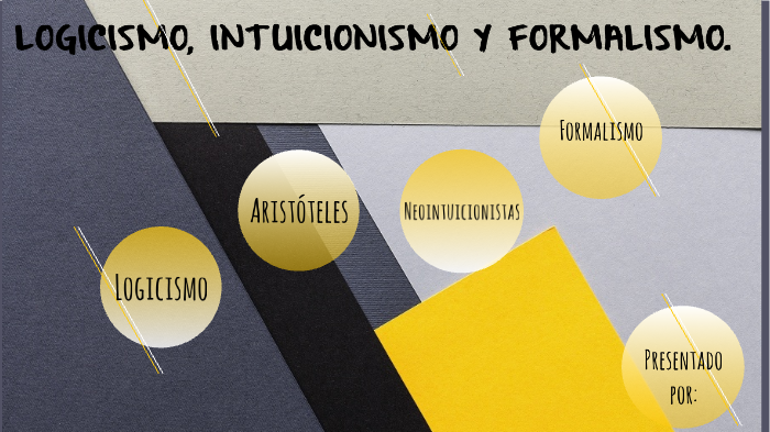 Logicismo, Intuicionismo y Formalismo. by Cecilia Rui on Prezi