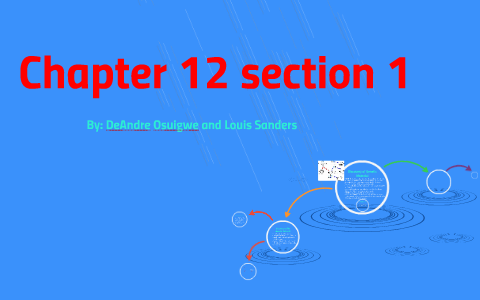 Chapter 12 section 1 by Deandre Osuigwe on Prezi