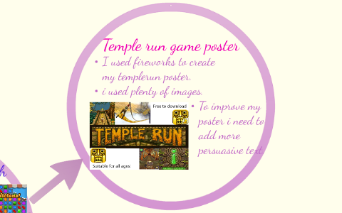 Temple run game poster by Katie Senior on Prezi