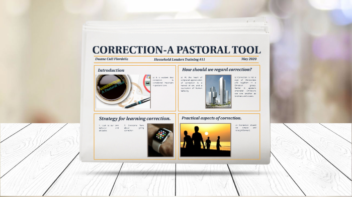 CORRECTION A PASTORAL TOOL by Duane Flordeliz on Prezi