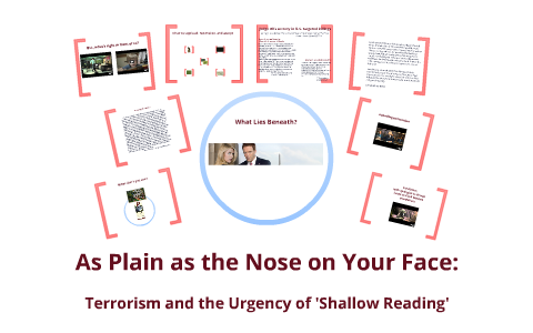 As Plain as the Nose on Your Face by Cara Cilano on Prezi