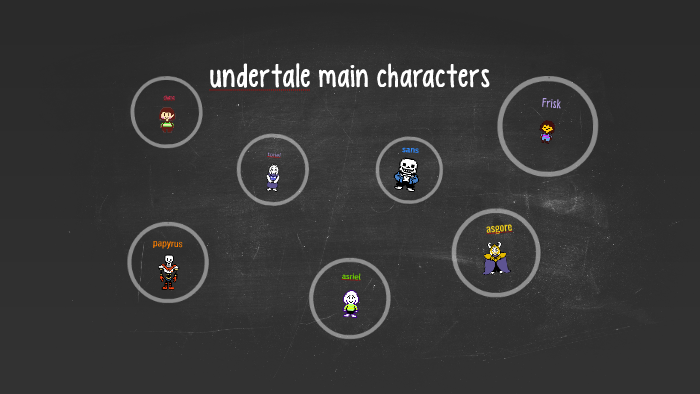 undertale main characters by rebecca epstein on Prezi