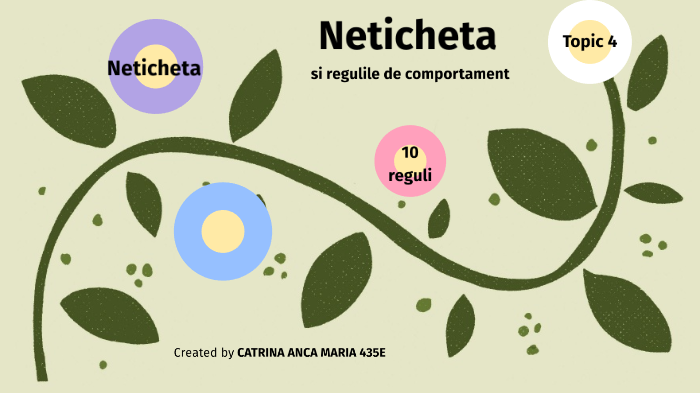 NETICHETA SI COMPORTAMENTUL PE INTERNET by Anca Maria Catrina on Prezi