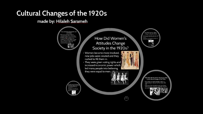 Cultural Changes of the 1920s by Hilaleh Sarameh on Prezi