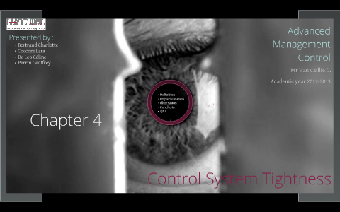 MCS - Chapter 4 - MCS Tightness by Geoffrey Perrin on Prezi
