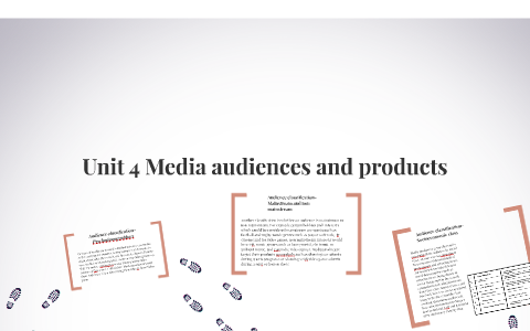How media production are constructed for audiences by on Prezi
