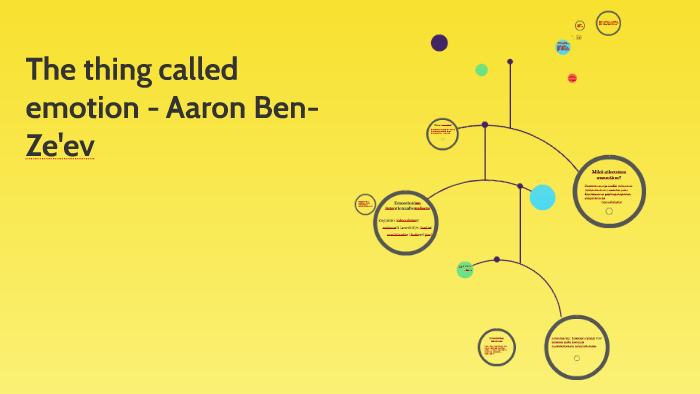 The thing called emotion - Aaron Ben-Ze'ev by Sari R on Prezi