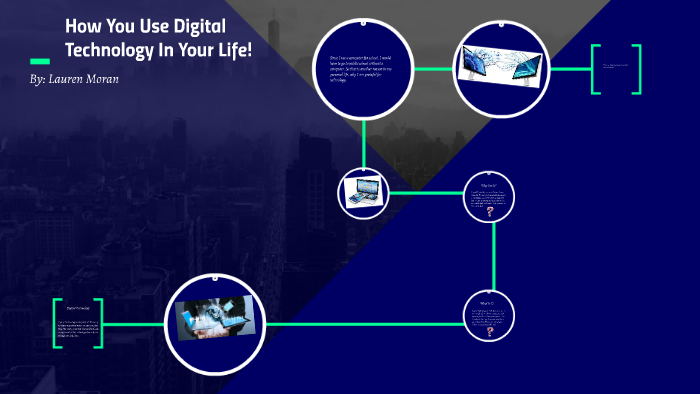 how you use digital technology in your life by Lauren Moran on Prezi