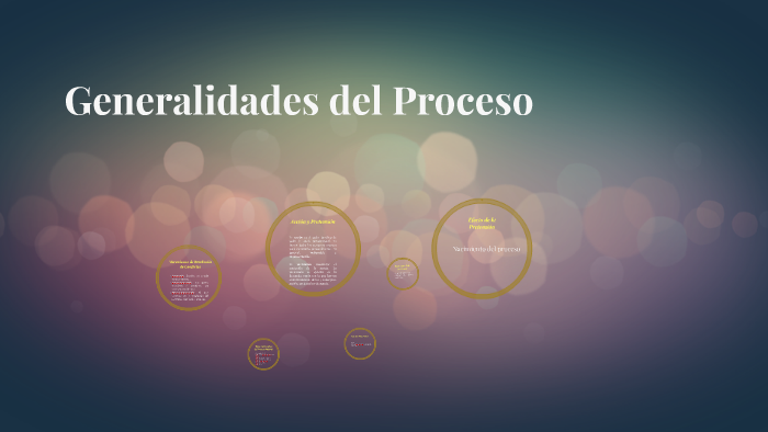 Generalidades del Proceso by Daniel Del Valle on Prezi