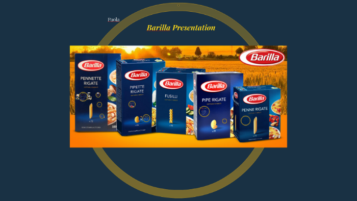Barilla is an Italian company that sells pasta, sauces, bread by Paola ...