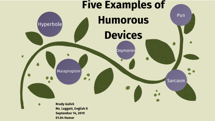 Five Examples of Humorous Devices.pdf by Katherine Brady on Prezi