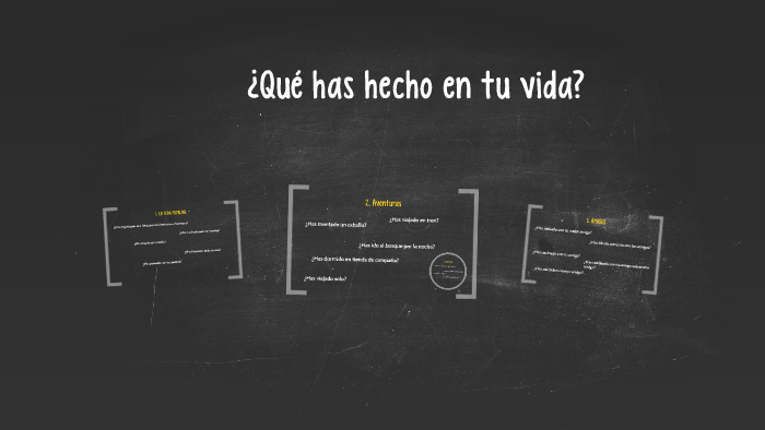 ¿Cuántas cosas has hecho en tu vida? by Dominika Meckier on Prezi