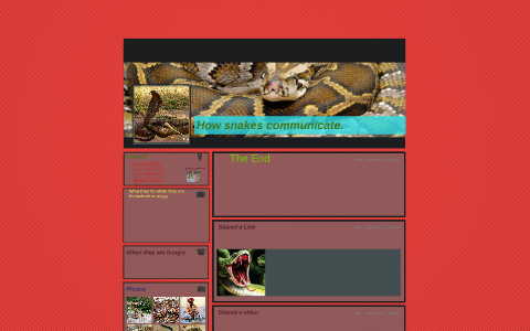 How do snakes communicate. by mackinley daniels on Prezi