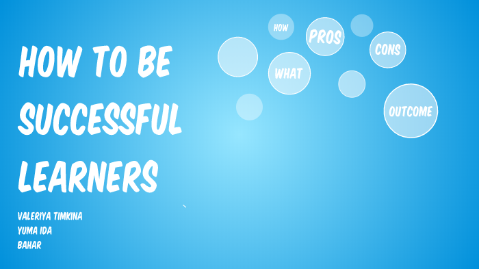 How to be successful learners by 160c e008 on Prezi