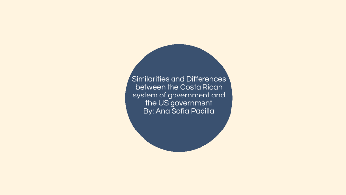 Similarities and Differences between the Costa Rican system of ...