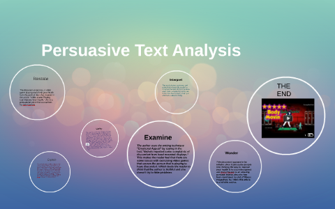 Persuasive Text Analysis by Jahnell Wallace on Prezi
