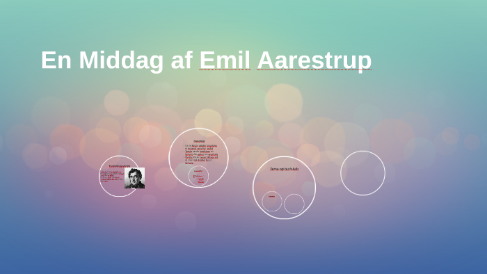 En middag af Emil Aarestrup by Viktor Petterson on Prezi