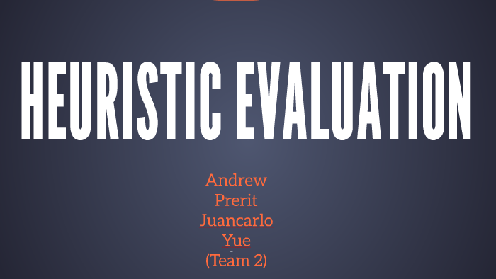 HEURISTIC EXERCISE by prerit bhatnagar on Prezi