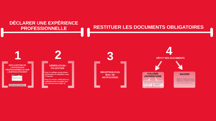 Procédure de la déclaration d'une expérience professionnelle by ...