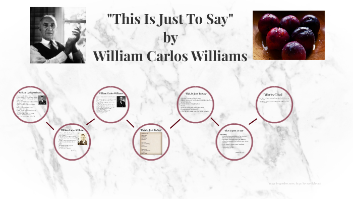 This Is Just To Say by William Carlos Williams by Kolar Amir on Prezi