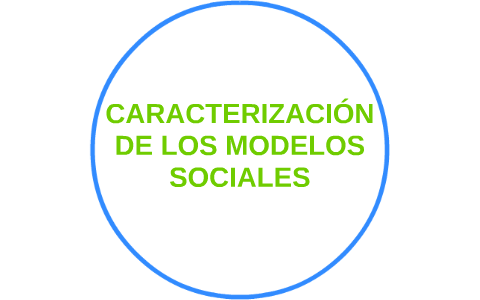 CARACTERIZACIÓN DE LOS MODELOS SOCIALES by Adrián Sánchez Negrín on Prezi